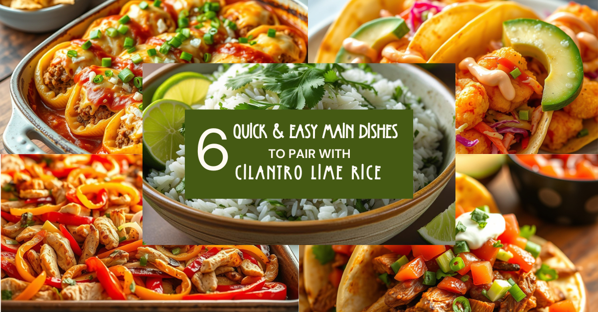 6 Quick & Easy Main Dish Ideas to Pair With Cilantro Lime Rice - Sunny ...